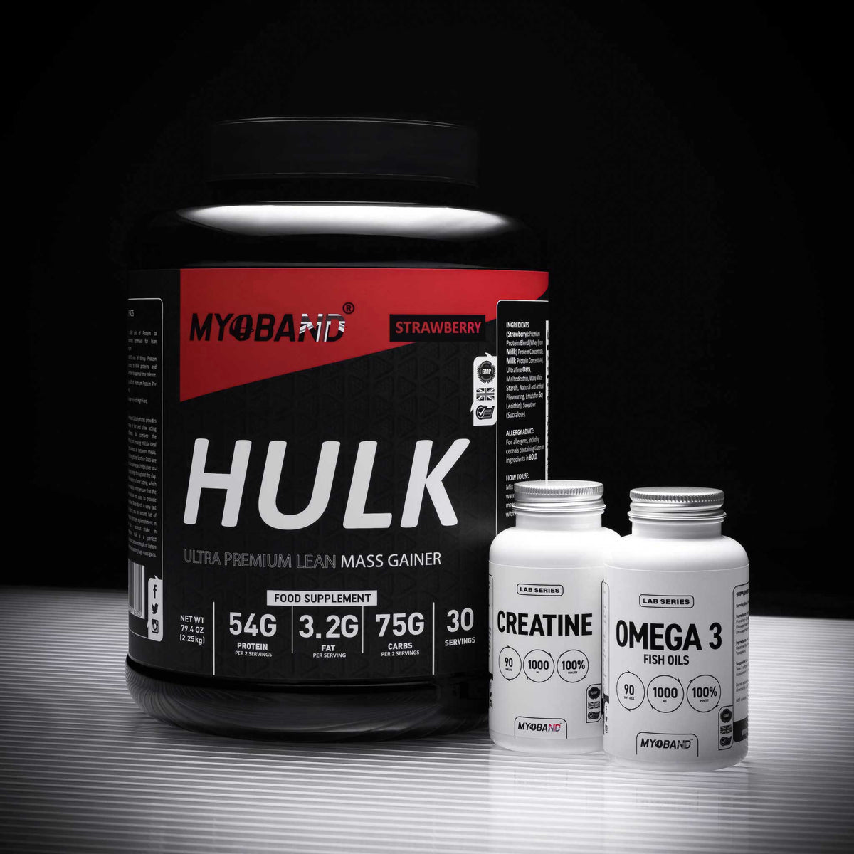 Mass to Hulk Pack For Lean Weight Gaining – MYOBAND UK